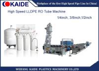 China Plastic LDPE Pipe Making Machine 1/4 Inch 3/8 Inch Water Purifier Tube Extrusion Machine for sale