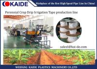 China Perennial Crop Drip Irrigation Flat Drip Pipe Manufacturing Machine Low Noise for sale
