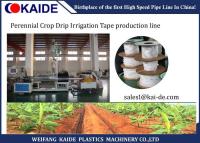 China Perennial Crop Drip Irrigation Flat Drip Pipe Manufacturing Machine Low Noise for sale