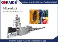 China Silicone Core PE Pipe Production Line Microduct 14mm / 10mm 7mm / 4mm  8mm / 5mm for sale