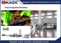 China Flat Inline Drip Irrigation Machine / PE Drip Irrigation Tube Extrusion Line for sale