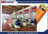 China Microduct Plastic Pipe Production Line , Optical Fibre Ducting Hdpe Pipe Extrusion Machine for sale