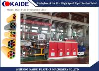 China Sheated Microduct Plastic Pipe Production Line Telecom Microduct Extrusion for sale