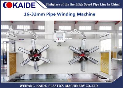 China High Efficiency Coiling Automatic Pipe Coiler Equipment SIEMENS PLC Control for sale