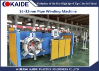 China High Speed PE / PERT / PEX Plastic Pipe Coiler Machine No Need Manual operation during coiling process for sale