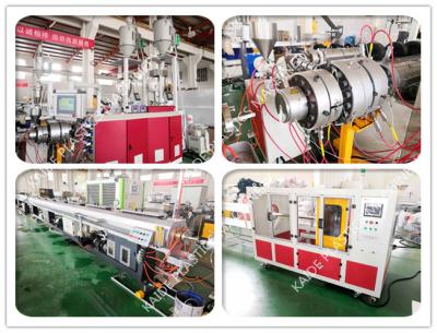 China Speed 28m / Min Plastic Pipe Making Machine For 3 Layer PPR Glassfiber Tube for sale