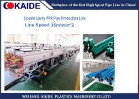 China 35m/Min*2 PPR Pipe Extrusion Line Two Layers Two Cavity Pipe for sale