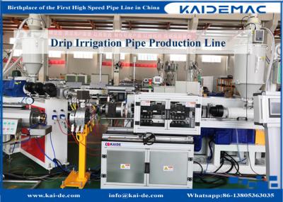 China PLC Two Layer 16mm Drip Irrigation Pipe Production Line for sale