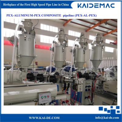 China 1.25MPa Plastic Pipe Production Line Ultrasonic Overlapped Welding for sale
