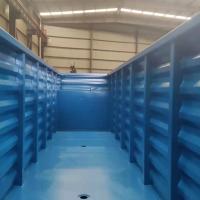 China Waterproof Coating Swimming Pool Shipping Container With Skimmer 40 Foot for sale