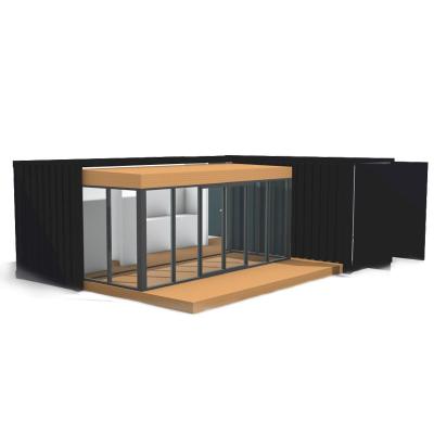 China Steel Welded Modular Container Housing Expansion Combined 20 HC for sale
