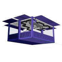 China 20ft Thermal Insulation Wall Container Custom Restaurant Outdoor Terrace 22T Payload for sale