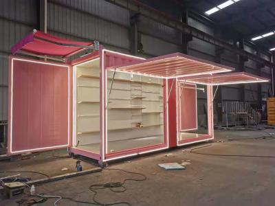 China 20ft Expandable Shipping Container House Maya Gift Customization Float Shop 22 Ton Payload for sale