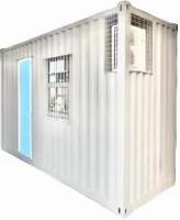 China 20GP Single Residential Prefabricated Container House 8-Bed Dormitory for sale