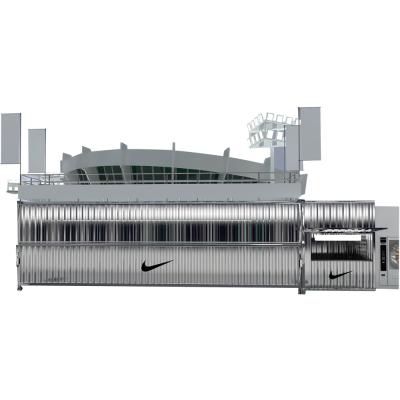 China Prefabricated Expandable Shipping Container House Commercial  Display Cabinet for sale