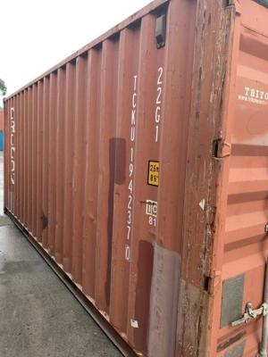 China 20GP Weathering Steel Used Marine Container 33m3 Storage 30480kg for sale