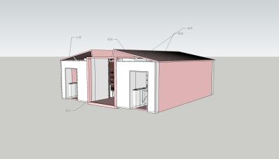 China 40ft Custom Single Side Expansion Twin Cabin Container House Green Building for sale