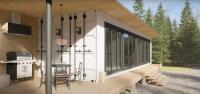 China Wooden Expandable Container House Luxury Prefabricated for sale