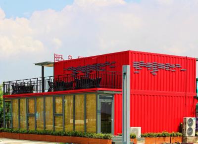 China Luxury Prefabricated Expandable Container Room Composite House 40hc for sale