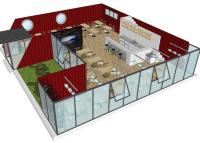 China 40ft Prefabricated Composite Steel Shipping Container Homes for sale