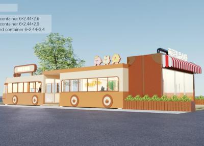 China 20FT Expandable Mobile Shipping Container Shop Customizable Luxury Room for Sale for sale