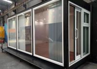 China 20HC Luxury Expandable Shipping Container House Black Special Glass 20ft for sale