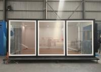 China 20HC Luxury Expandable Shipping Container House Black Special Glass 20ft for sale