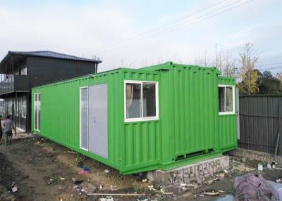 China Luxury Double Sliding 40ft Expandable Container House 56sqm 28ton Payload for sale