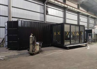 China 40HC unilateral expansion container house prefab container house for sale