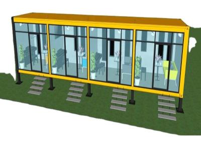 China Living 26 SQM 40foot Mobile Temporary Container Office for sale