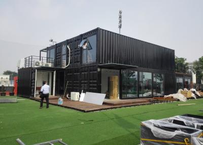 China 40ft Prefabricated Office Container 56sqm Expandable Mobile Workspace for sale