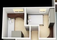 China 20HC Three Bedrooms Modular Shipping Container House for sale