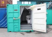 China 20 Ft Steel Expandable Toilet Shipping Container for sale