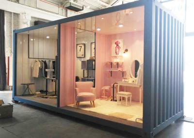 China Used 20ft Mobile Expandable Shipping Container Shop 5800x4400mm Steel Frame for sale