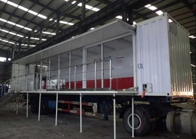 China Expandable Prefabricated 40 Foot Shipping Container House Show Stage for sale