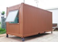 China Used 20ft Prefab Steel Shipping Container House Living Room Home 6058x2438mm for sale