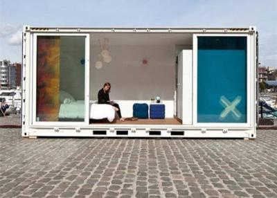 China Household Two Doors 20gp Prefab Shipping Container House for sale