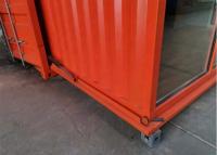 China 20 HC Orange Modern Style Expandable Shipping Container House for sale