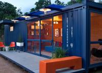 China 40ft Prefabricated Shipping Container House 56sqm Luxury Home Customizable Furniture for sale