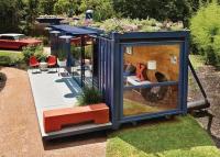 China 40ft Prefabricated Shipping Container House 56sqm Luxury Home Customizable Furniture for sale