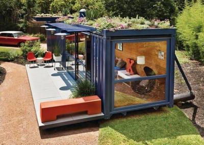 China 40ft Prefabricated Shipping Container House 56sqm Luxury Home Customizable Furniture for sale