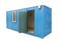 China Thermal Insulation Thickened Door 20gp Prefab Office Container for sale