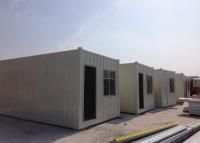 China Galvanized Steel Frame White Painted 20 Gp Prefab Office Container for sale