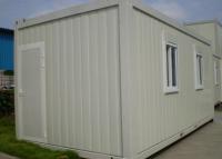 China Galvanized Steel Frame White Painted 20 Gp Prefab Office Container for sale