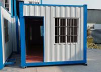China 10ft Color Custom Made Curtain Tiny Shipping Container House for sale