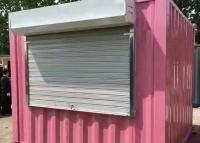 China 10ft Color Custom Made Curtain Tiny Shipping Container House for sale
