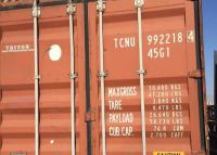 China Corten Steel 40HC Storage Used Dry Freight Container for sale
