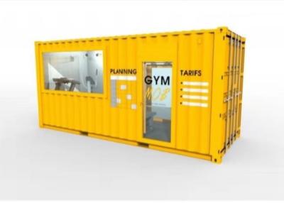 China Gym 3D 20gp Prefab Storage Container Homes for sale