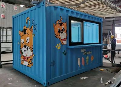China Canteen 10ft Prefabricated Container House For Exhibition for sale