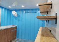 China Canteen 10ft Prefabricated Container House For Exhibition for sale